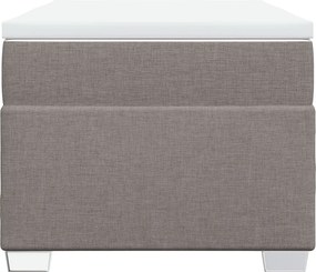 Box spring postel s matrací taupe 100 x 200 cm textil 3285113