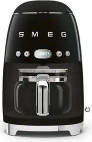 SMEG 50's Retro Style černá / Kávovar na překapávanou kávu / 1050 W /