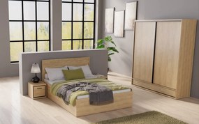 Casarredo - Komfort nábytek Sestava do ložnice SET2 PILETAS dub hickory