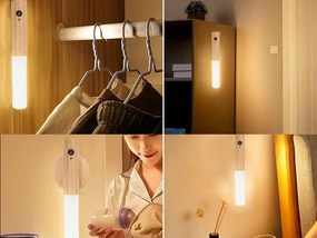 Verk Group Led svítidlo teplé nástěnné svítidlo s detektorem pohybu nástěnný magnet