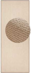 BT Carpet, Kusový koberec Bouclé 104434 Beige, 80x400, béžová, chodba / předsíň