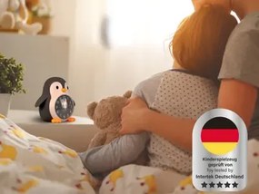 MegaLight Noční světlo s budíkem POPPY PENGUIN