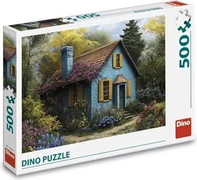 DINO Puzzle Modrý domeček / 500 dílků / od 10 let