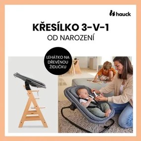 Hauck Křesílko Bouncer 3v1 na židličku Alpha+/Beta+, Dark Grey Melange