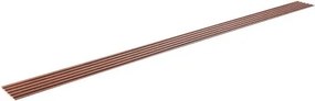 dřevěné lamelové akustické panely 8 KS 243,8 × 15,2 cm pro moderní stěnu černý ořech