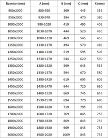 Mexen Exo posuvné sprchové dveře 125 cm, transparentní, chrom - 8151-125-000-01-00