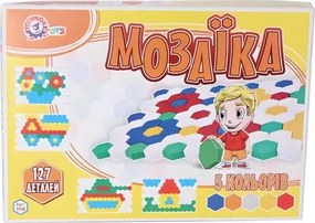 TEDDIES Mozaika Klobouček / Mozaika / 127 dílků / Velikost dílku 2,5 c
