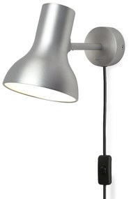 Anglepoise Type 75 Mini Metallic zásuvka, stříbrná