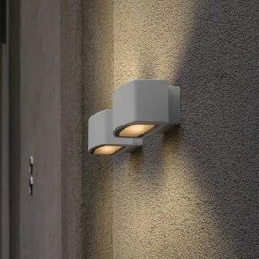 Ideal Lux - Venkovní nástěnné svítidlo ANDROMEDA 1xE27/60W/230V IP55 bílá