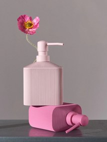 Sinsay - Dávkovač mýdla s rýhovanými stěnami - pastelová růžová