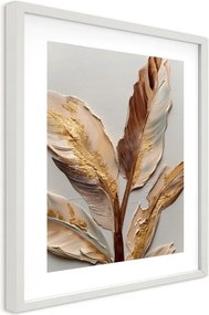 Tištěný obraz s rámem 40x50 cm Golden Strelitzia – Styler
