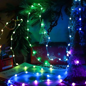 LED světelný závěs Wizard, 2x2m, RGB, ovladač