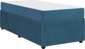 Rám postele Modrá 90 x 190 cm textil 3398338