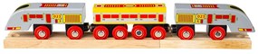 Bigjigs Rail Rychlík Eurostar + 3 koleje
