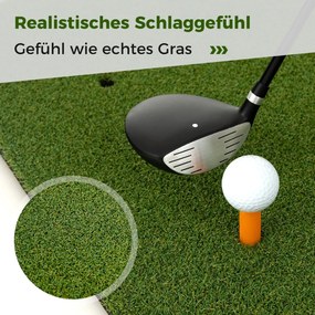 Costway 3-v-1-Ticking mat pro golf. Vysoce kvalitní úderová podložka s umělým