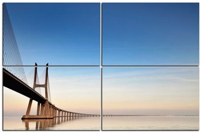 Obraz na plátně - Most Vasco da Gama 1245E (90x60 cm)