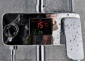 Nástěnný sprchový panel EYN NTD0341 s LED displejem, více barevných provedení