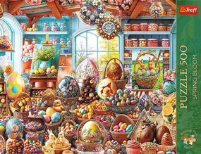 TREFL Puzzle Premium Plus: Velikonoční cukrárna / 500 dílků / 48 x 34