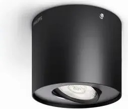Philips Phase 4.5W černá / LED bodové svítidlo / 500lm / 2700K / IP20