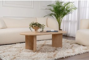 Konferenční stolek v dekoru dubu v přírodní barvě 60x119 cm Sable – Kalune Design