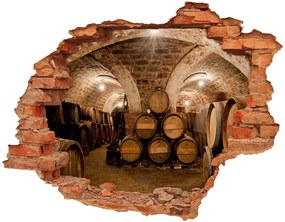 Wallmuralia Fototapeta díra na zeď 3D Sudy vinice 90x70 cm