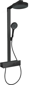 Hansgrohe Rainfinity, Showerpipe 250 1jet EcoSmart s termostatem ShowerTablet 350, černá matná, HAN-28742670