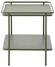 Designový odkládací stolek Harinder 45 cm olivovo-zelený