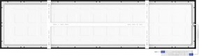 Mexen Brill-S, stropní LED panel 120×30 cm, 36 W, neutrální bílá 4000K, L207-120-030-3640-70