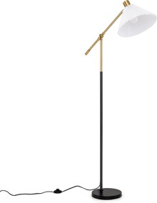 Costway Stojací lampa výškově nastavitelná stojací lampa s nastavitelným úhlem