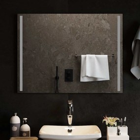 Koupelnové zrcadlo s LED osvětlením 80 x 60 cm 151749