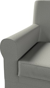 Potah na křeslo IKEA Ektorp Jennylund barva šedá látka pletený vzor