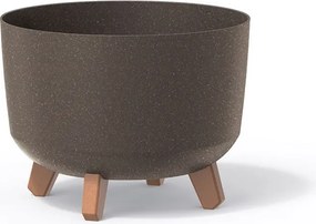 PRO Květináč GRACIA STANDARD ECO WOOD kávový 33,9cm