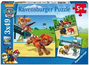 Ravensburger - Puzzle - Tlapková Patrola: Psí tým - 3x49 dílků / od 5