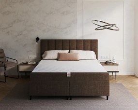 Dvoulůžková čalouněná postel Trentino se zvedacím roštem Ottawa - výběr z 9 provedení