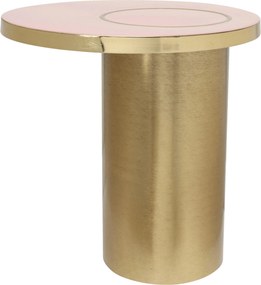 XXXLutz ODKLÁDACÍ STOLEK, růžová, barvy zlata MID.YOU - Odkládací stolky - 005937037020