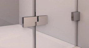 Polysan Polysan, FORTIS EDGE sprchové dveře bez profilu 1000mm, čiré sklo, levé, FL1210L