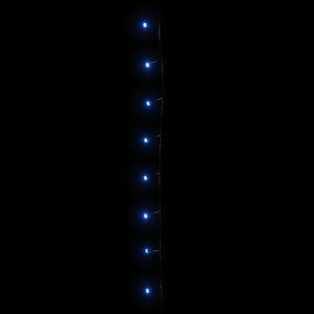 Světelný řetěz se 400 LED modrý 40 m 8 světelných efektů 328825