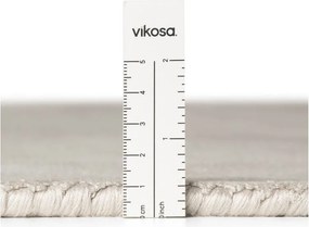 Šedý ručně tkaný koberec z viskózy 200x300 cm Noemi – Vikosa