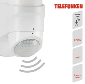 Telefunken 304306TF - LED Venkovní nástěnné svítidlo se senz. LED/16W/230V IP44