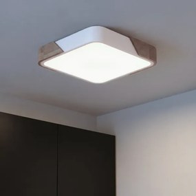 Brilagi - LED Stmívat. svítidlo PILANA LED/48W/230V dub/bílá 42x42 cm + DO