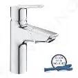 Grohe QuickFix Start - Umyvadlová baterie s výsuvnou koncovkou a výpustí Push-Open, chrom 24205003