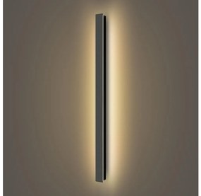 Brilagi - LED Venkovní nástěnné svítidlo LINEAR LED/22W/230V 3000K IP65 černá