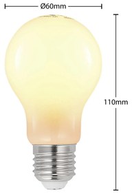 LED žárovka E27 8W 2 700K stmívatelná, opál