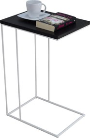 ADRK Furniture Pomocný stolek DRU ADRK-LT-DRU-W-B