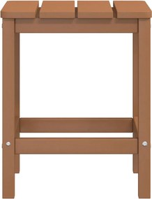 Zahradní stolek Adirondack hnědý 38 x 38 x 46 cm HDPE 318643