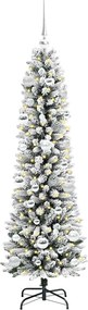 Umělý vánoční stromeček Bílá 150 cm PVC, kov a plast 3396098