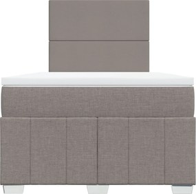 Box spring postel s matrací taupe 120x190 cm textil 3291604