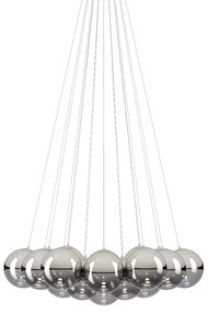 Lodes 22125 4027 Random Cloud 19 ø23, závěsné svítidlo LED 19 x 5W 2700K, chromové sklo, rozměr 115x103cm