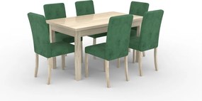 ADRK Furniture Sada stůl s židlemi RODOS 81 SE-ROD-81-S