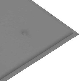 Skládací zahradní lavice s poduškou 118 cm bambus 3063850
